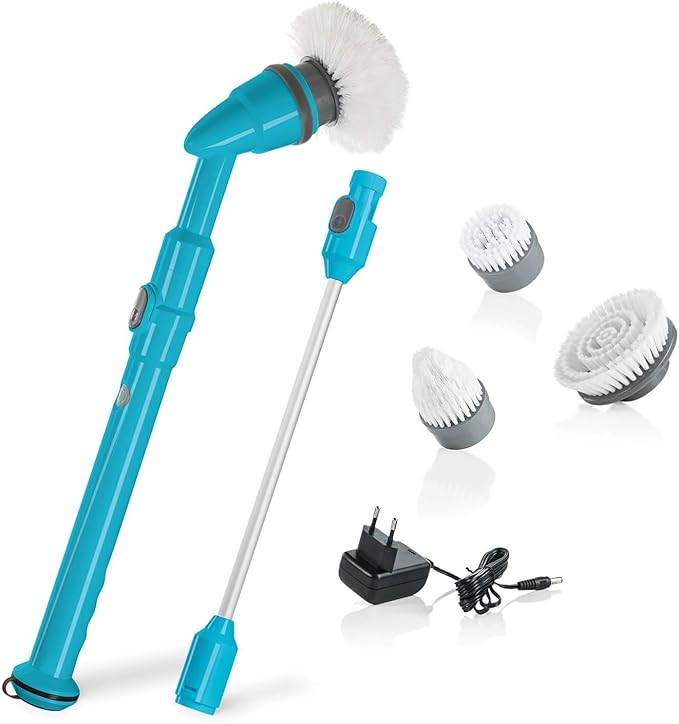 Genius Turbo Scrub Pro – Brosse de nettoyage électrique universelle – 6 ...