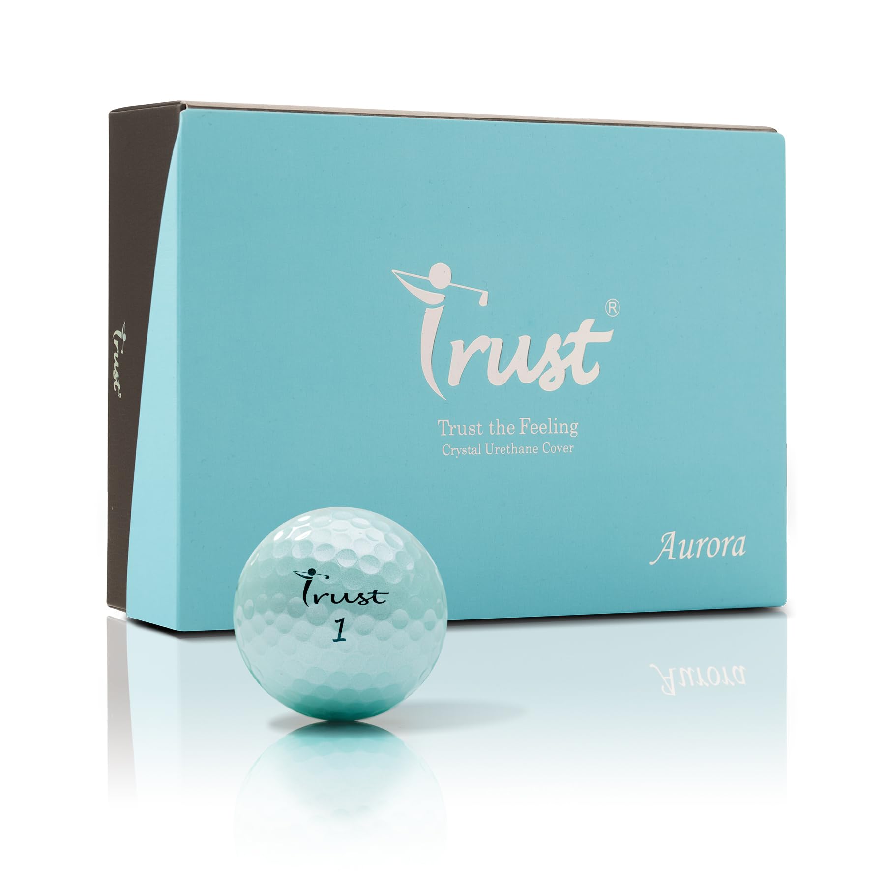 Trust Golf Ball, Aurora ICY Blue, Soft, Distance, Straight Flight, and ...