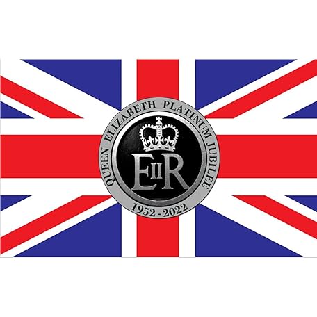 Mua shopparadise queen elizabeth royal flag 2022 commemorating love and ...