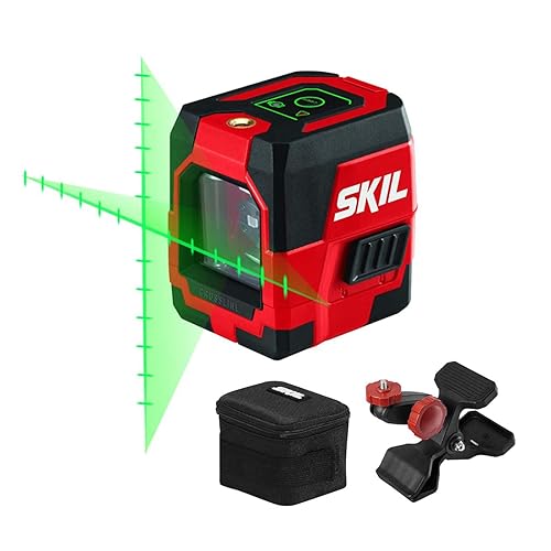SKIL Self-Leveling Green Cross Line Laser with Projected Measuring ...