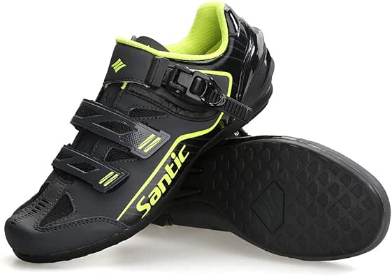 Amazon.com | Santic Cycling Shoes Men Spin Unlocked Bike Bicycle Road ...