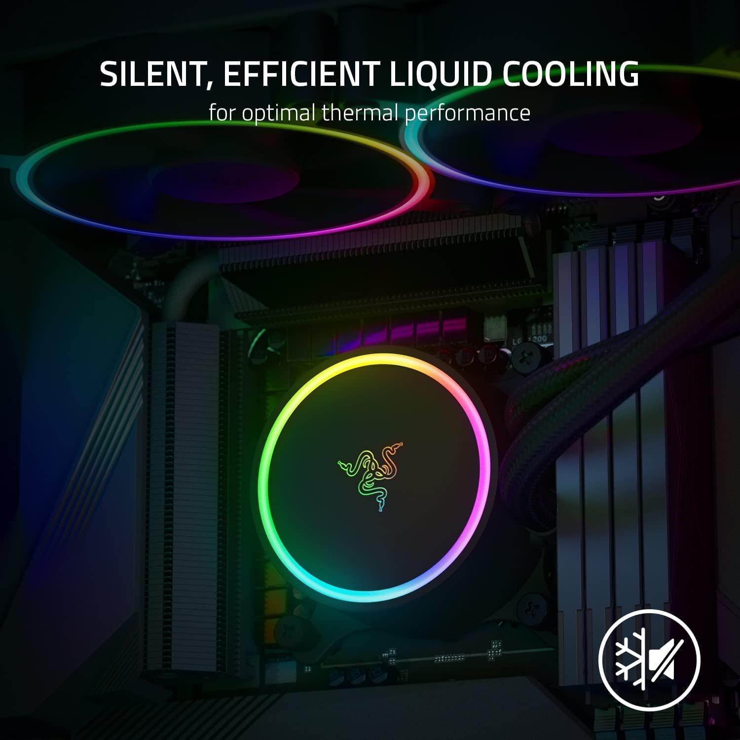 Mua Razer Hanbo Chroma RGB All-In-One Liquid Cooler aRGB Pump Cap ...