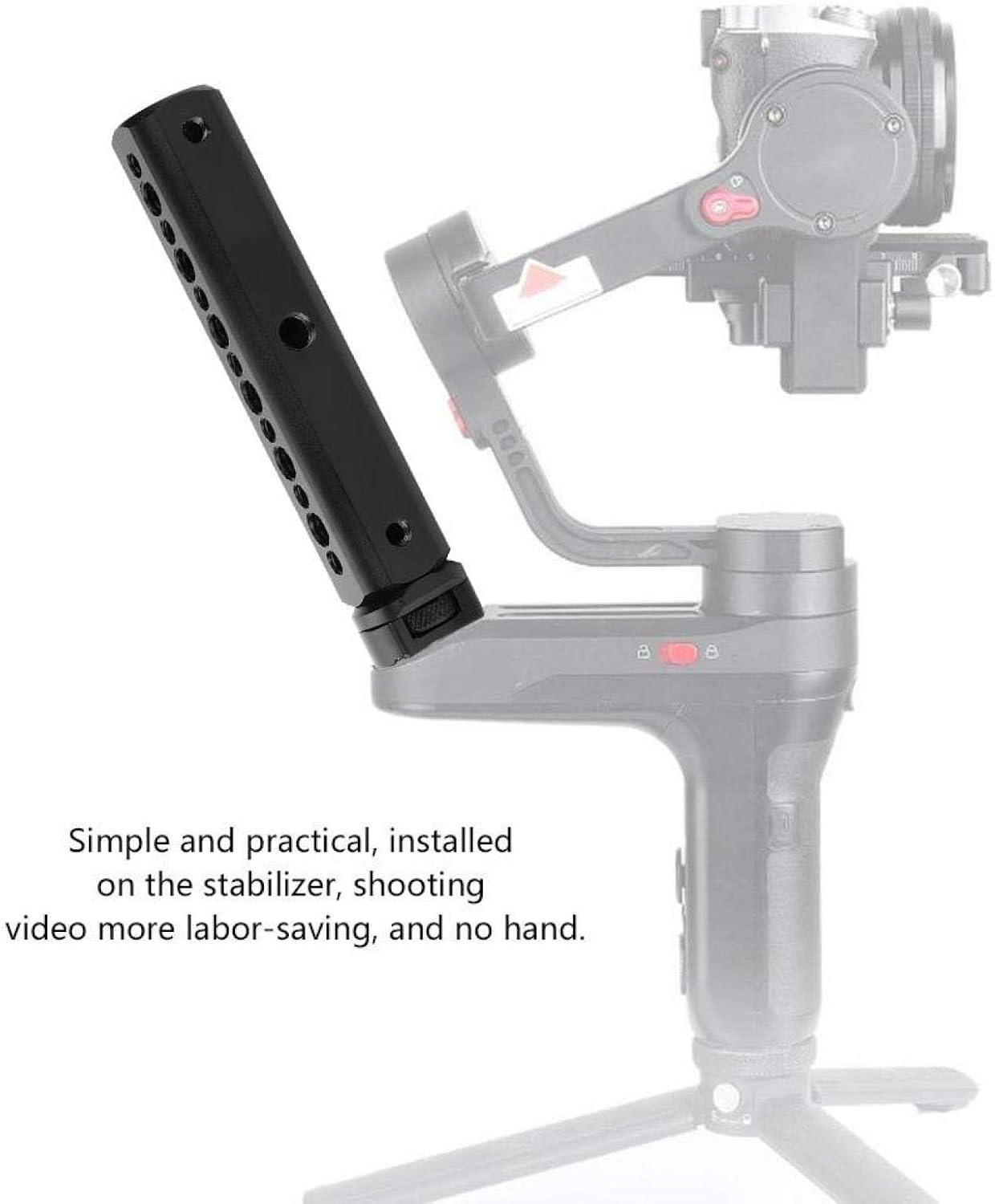 Yosoo Health Gear Handle Gimbal Grip, Aluminum Alloy Gimbal Stabilizer ...
