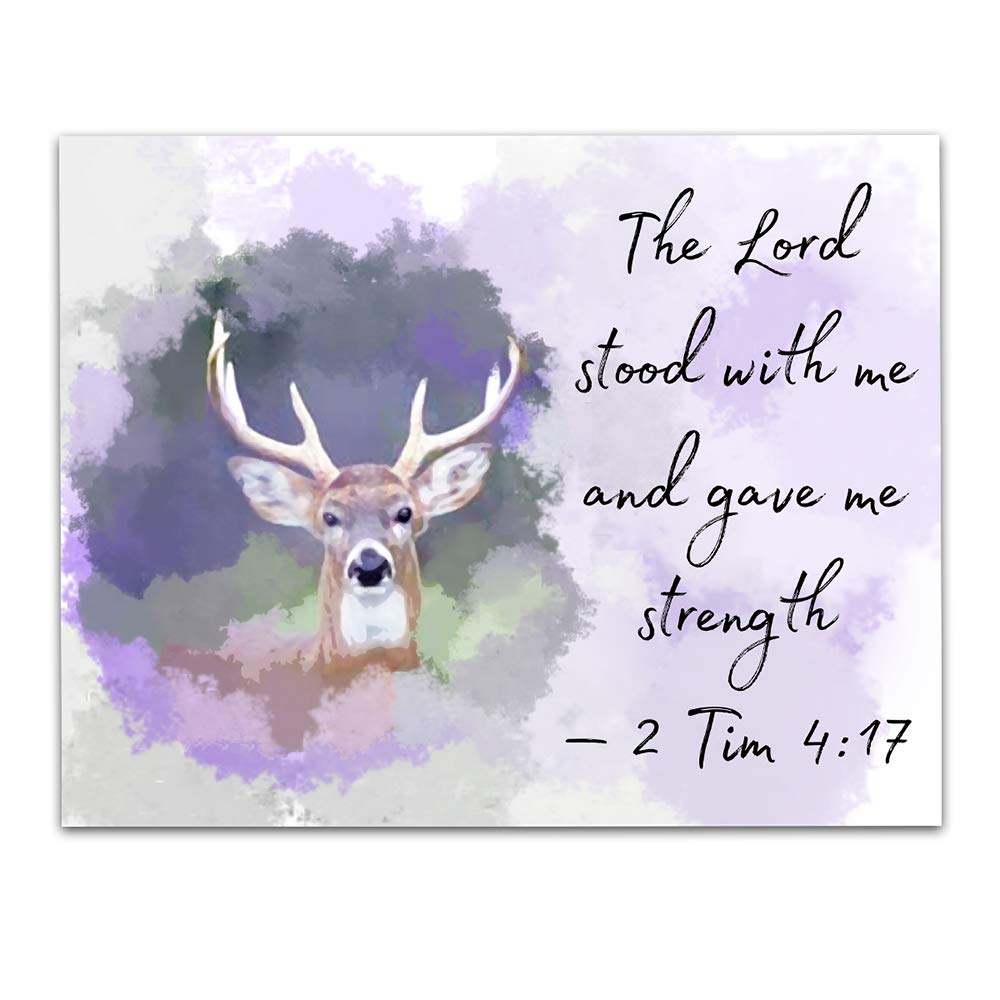 Amazon.com: 2 Timothy 4:17"The Lord Stood with me and Gave me Strength ...
