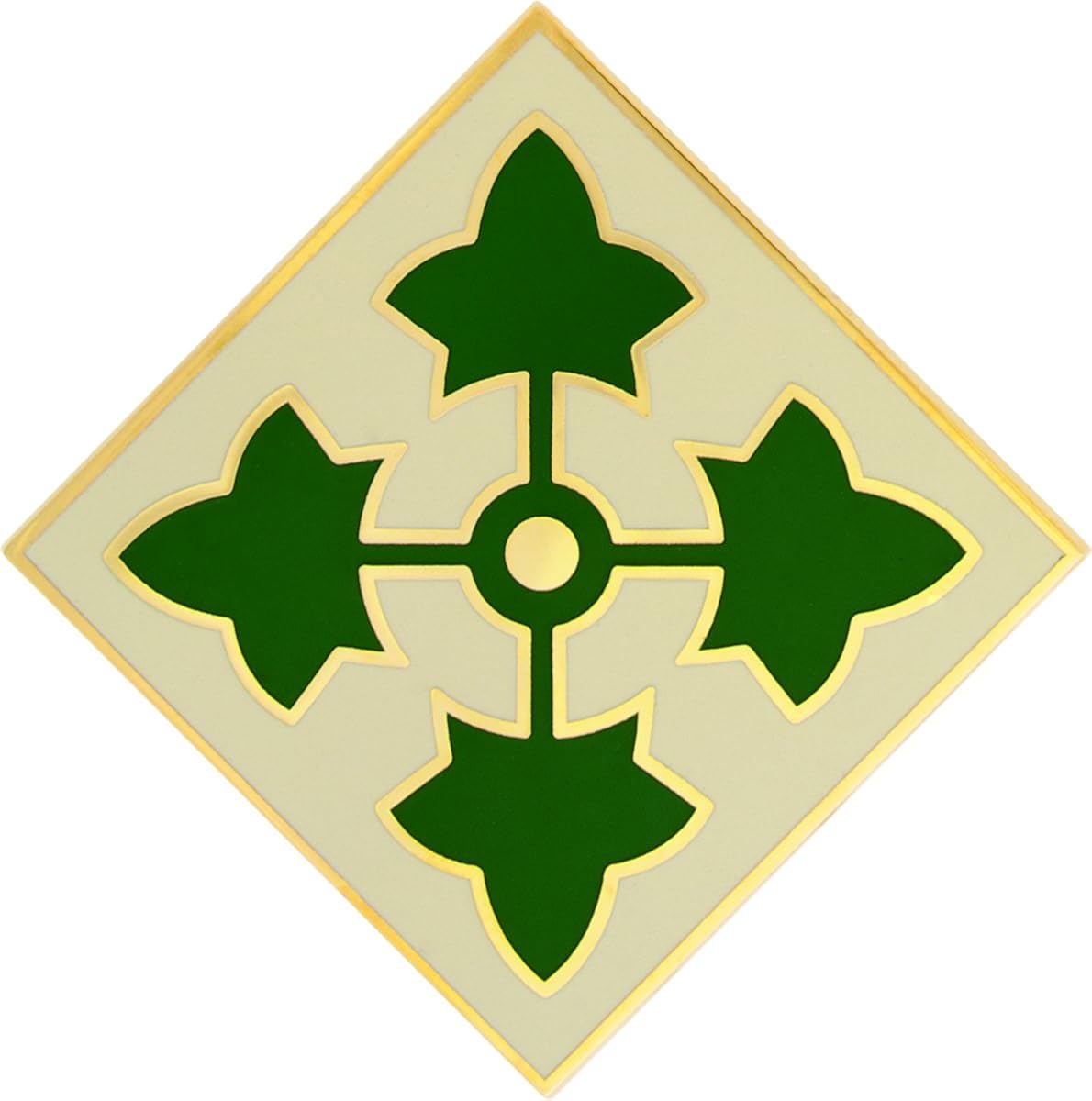 Amazon.com: 4th Infantry Division Unit Identification Badge: Clothing