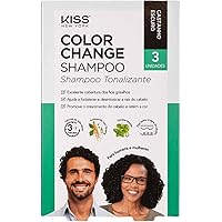 KISS NEW YORK Color Change Shampoo - Shampoo Tonalizante Preto | Amazon ...