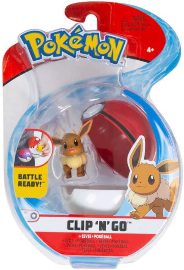 PoKéMoN Eevee & Great Ball, Clip 'N Go Wave 4 - Newest Edition 2020 ...