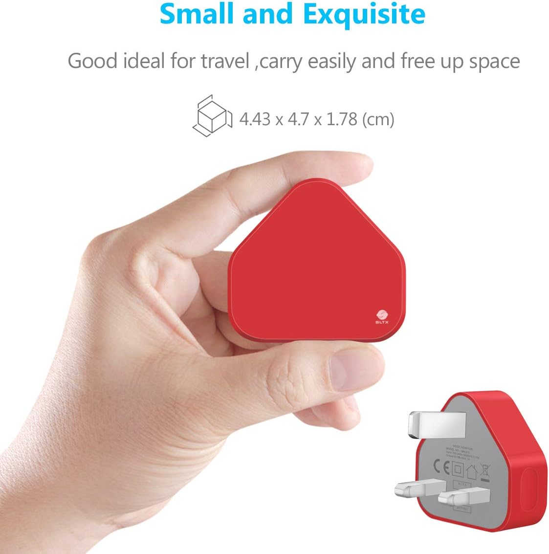 3 Pin Plug USB Mains Charger Adapter 1AMP 1000mAh Fast Speed Universal ...