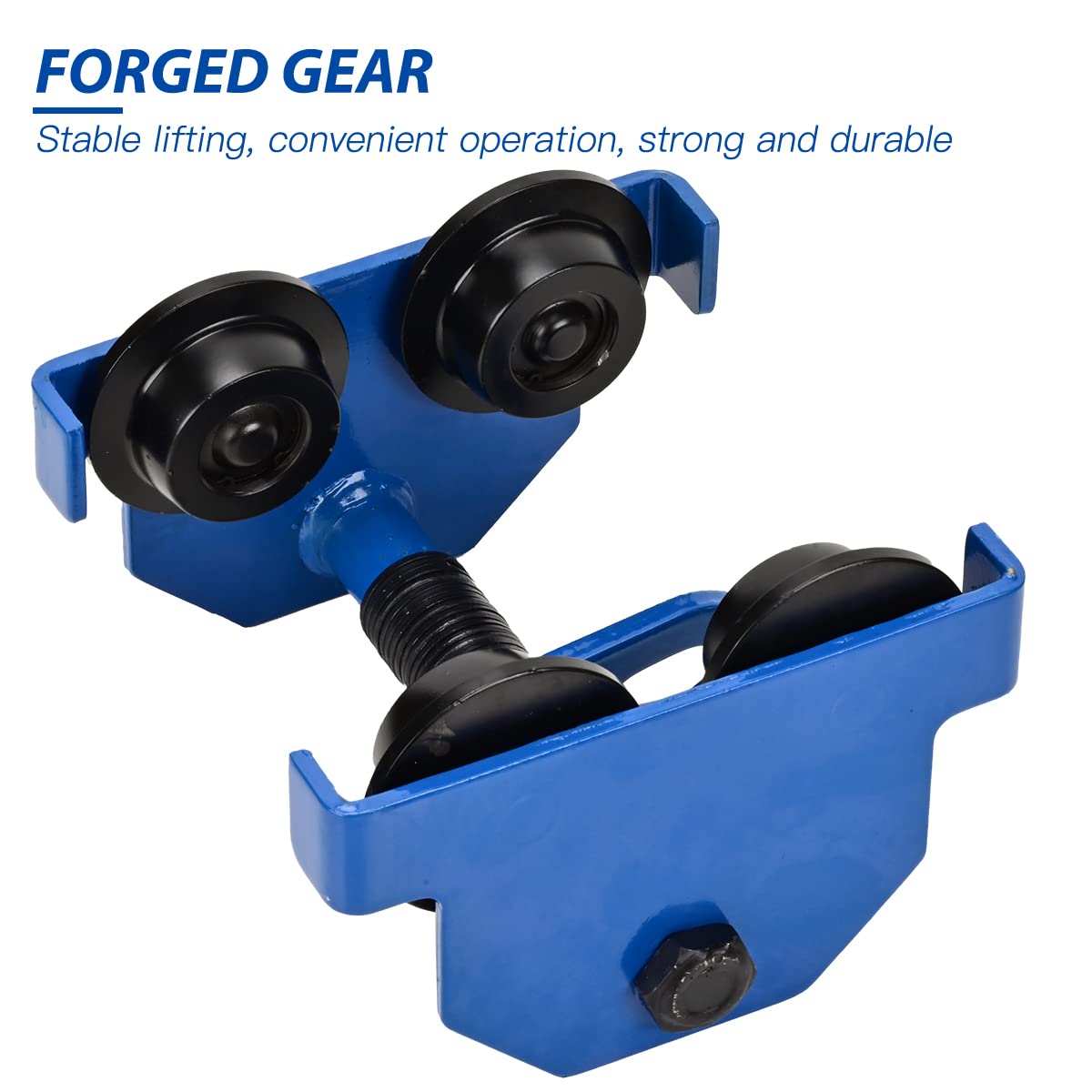 Mua I Beam Trolley-Heavy Duty 4400LBS Capacity Push Beam Trolleys，3-6.5 ...