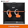 Atflbox Pellet Trap Target with 12''x12'' Splatter Bullseye Paper ...