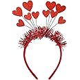 Amazon.com: Red Heart Head Bopper Headband Valentine Love Heart Hair ...