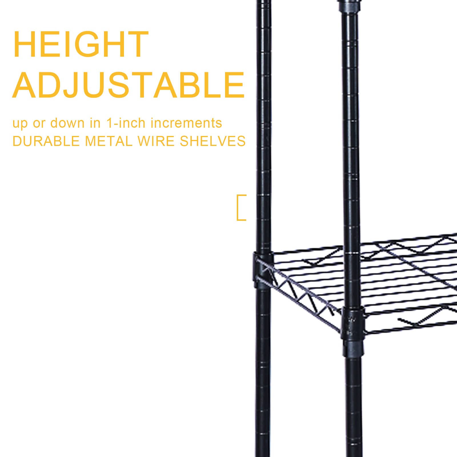 Mua HealSmart Heavy Duty 6-Tier Shelving Units Adjustable, Wire Shelf ...