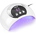 Amazon.com : Wisdompark UV LED Nail Lamp, 54W UV Light for Gel Nails with Automatic Sensor/3 ...