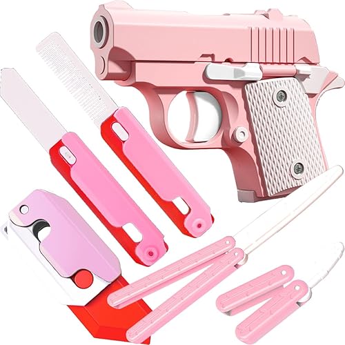 Fidget Gun Toy, Fidget Blaster Gun 1911 Titan Stress Shot ADHD Gun, 3D ...