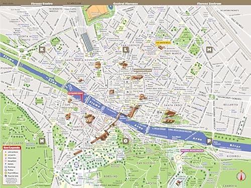 Florence Italy Sightseeing Map