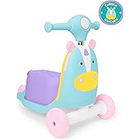 Skip Hop 3-in-1 Baby Activity Push Walker to Toddler Scooter, Zoo Fox ...