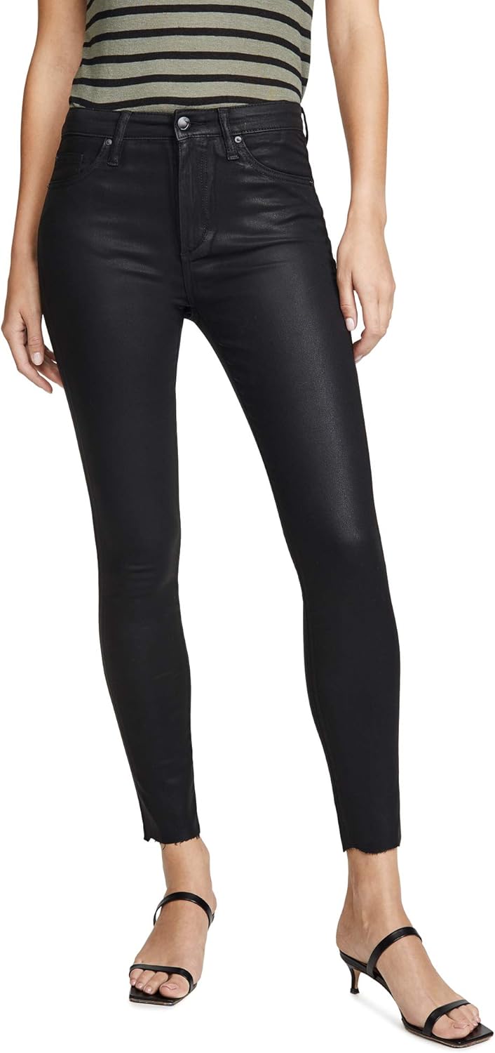 Joe's Jeans Women's Charlie High Rise Coated Skinny Ankle Jean at ...