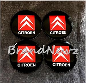 CITROEN EMBLEM WHEEL CENTER CAP STICKER LOGO BADGE WHEEL TRIM - 55MM ...