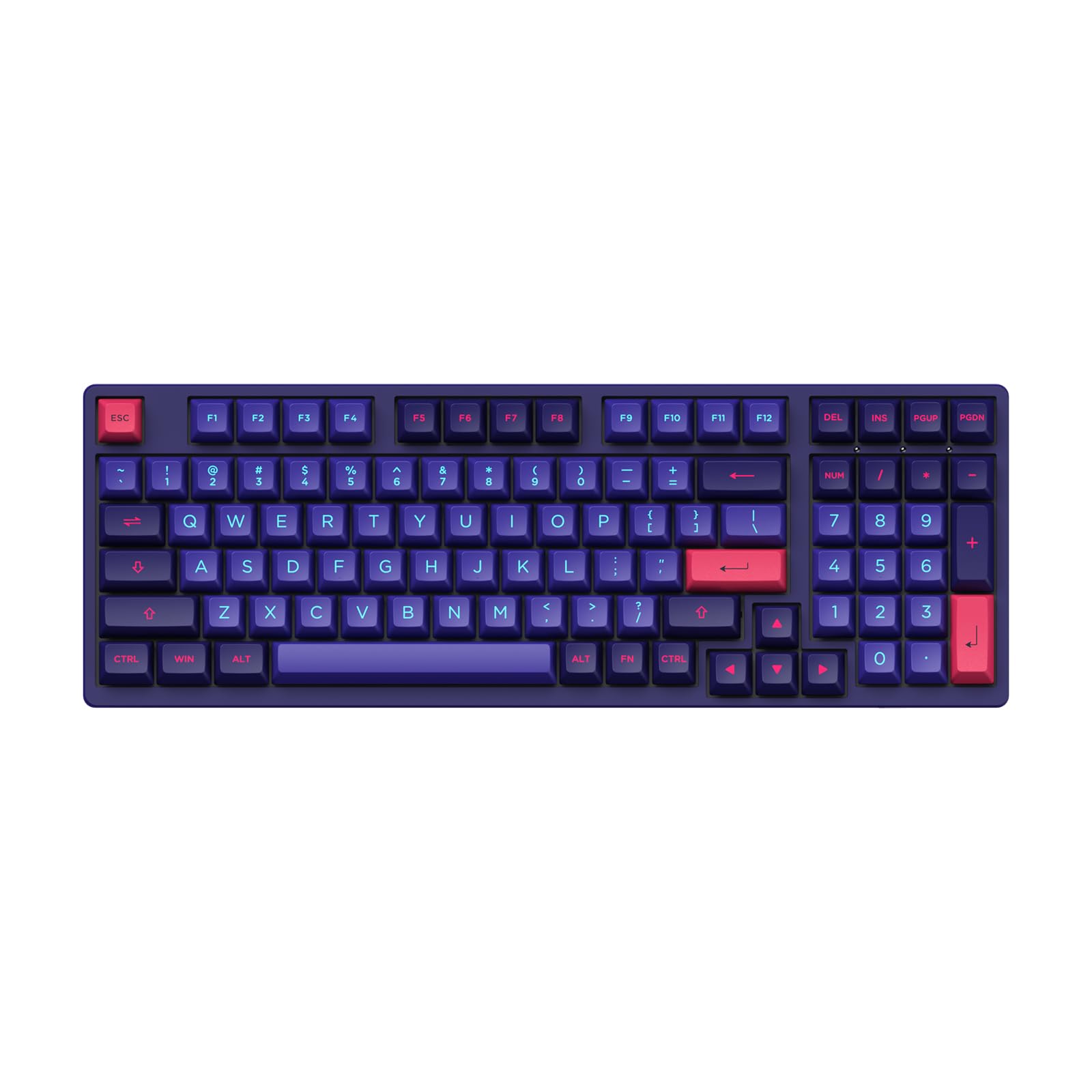 Mua Mechanical Keyboard Wired 98 Keys 3098 ASA Profile, Gaming Keyboard ...