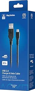PowerA USB Charge Cable for PlayStation 4 - Standard Edition : Amazon ...