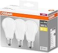 Osram LED Base Classic A Lampe, in Kolbenform mit E27-Sockel, nicht dimmbar, Ersetzt 100 Watt ...
