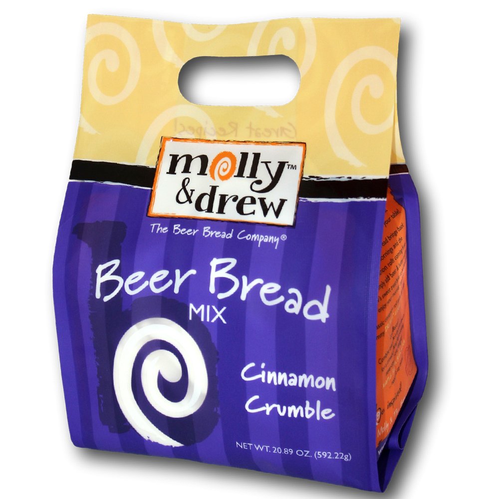 Amazon.com : molly&drew Beer Bread Mix (19.75 Ounce) American Original ...