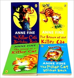 Anne Fine The Killer Cat 4 Books Collection Set Pack RRP £19.96 (The ...