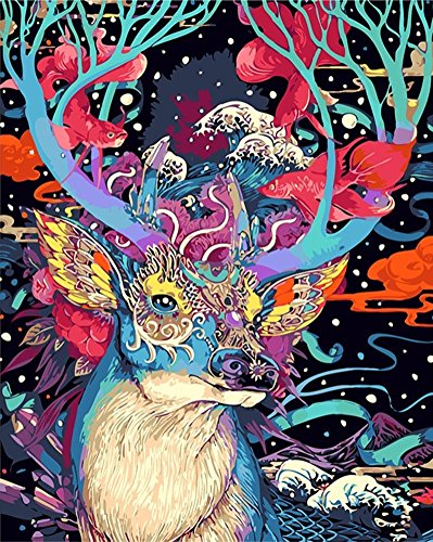 Abstract Paint by Numbers Kits for All Ages Unique Vivid Colors