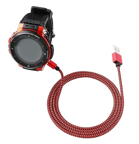 SEMILU Nylon Magnet Charging Cable Compatible with CASIO GSW-H1000,Pro ...