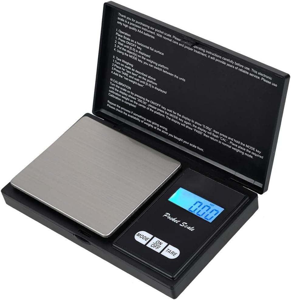 Zacro Pocket Scale – 200g X 0.01g Portable Elite Digital Kitchen Scale ...