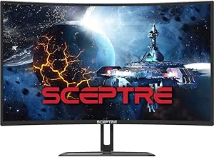 Amazon.com: Sceptre Curved 32" Gaming Monitor Up to 240Hz 1ms 99% sRGB ...