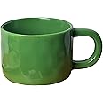 Amazon.com | KRGMNHR Ceramic Coffee Mug with Lid, 11 oz Tea Cup with ...