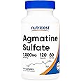 Amazon.com: Nutricost Agmatine Sulfate 1000mg, 120 Capsules - Gluten Free, Non GMO, 500mg Per ...
