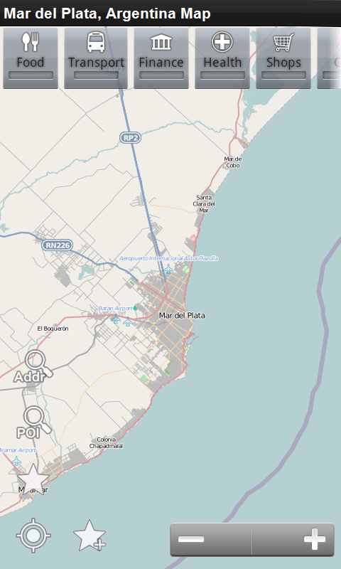 Amazon.com: Mar del Plata, Argentina Offline Map: PLACE STARS : Apps ...