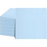 Amazon.com | 50 Pieces 2-ply Light Blue Napkin Disposable Cocktail ...