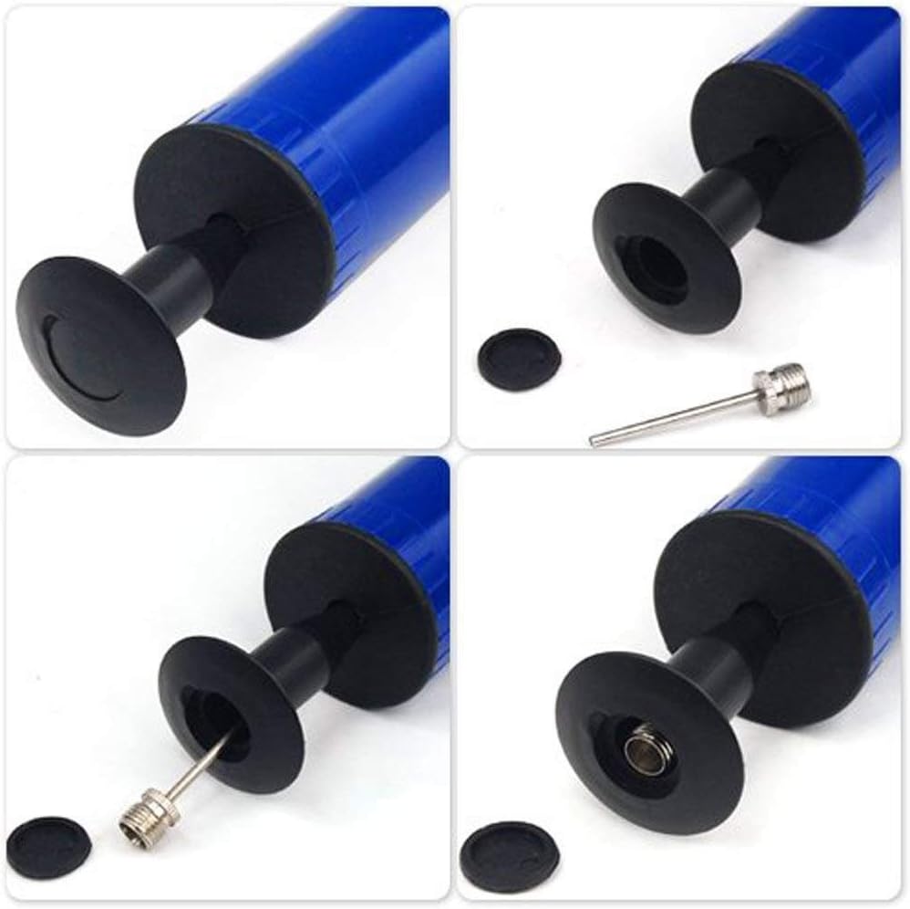 Ball Pump, Inflator Ball Pump Set with Needles Nozzle Valve Adapter for ...