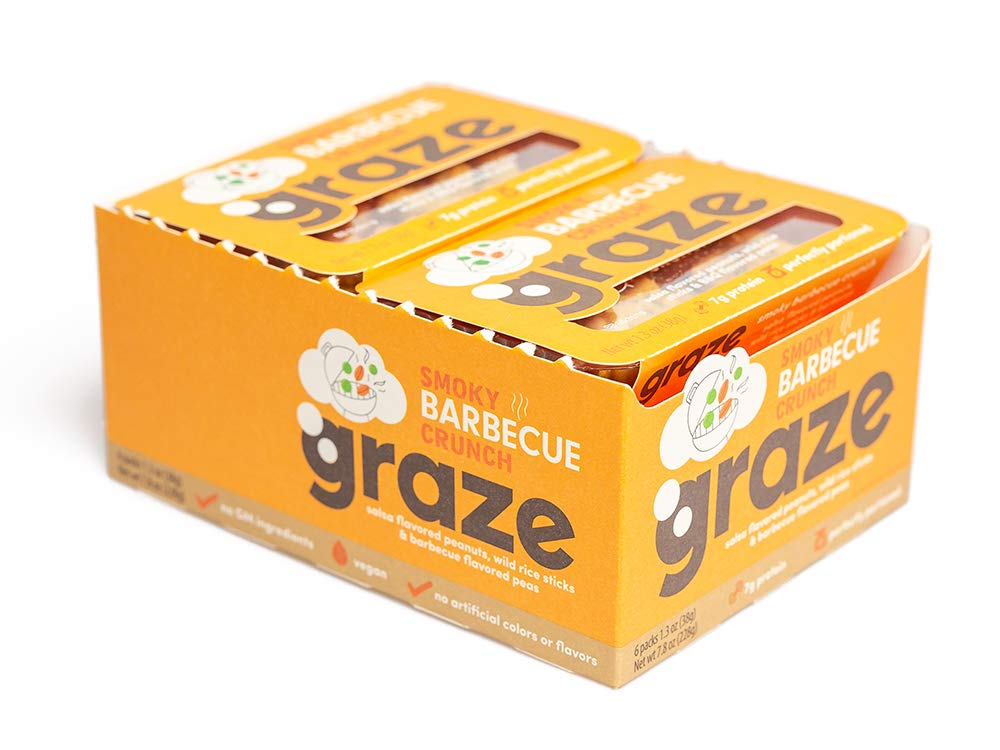 Amazon.com : Graze Natural Punchy Protein Nuts Snack Mix - Roasted ...