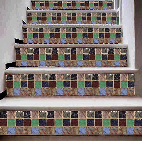 Wootile 4x4 Inch Self Adhesive Kitchen & Bathroom Wall Tiles Sticker ...