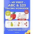 My first ABC & 123 Tracing Workbook Cover: A Learning and Activity Book ...