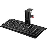 Amazon.com : VIVO Clamp-on 25 x 10 inch Rotating Computer Keyboard and ...