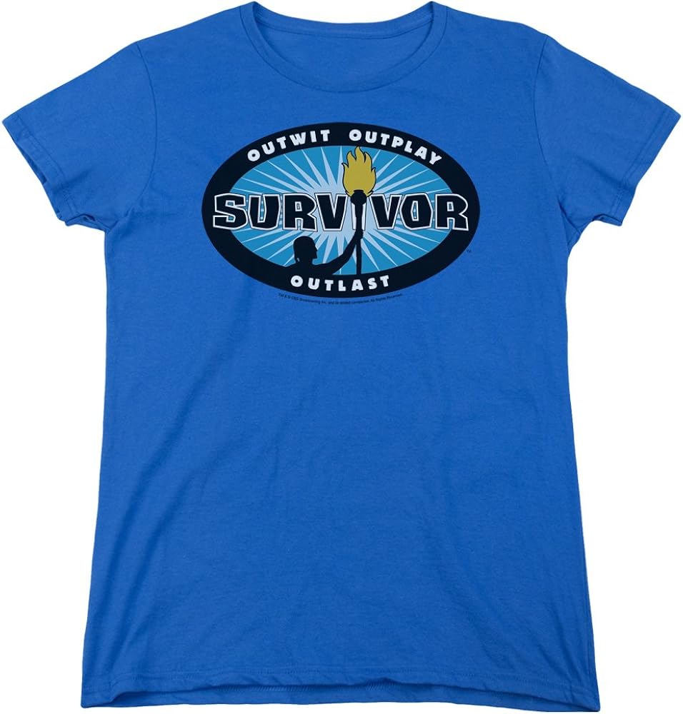 Survivor - Womens Blue Burst T-Shirt: Amazon.co.uk: Clothing