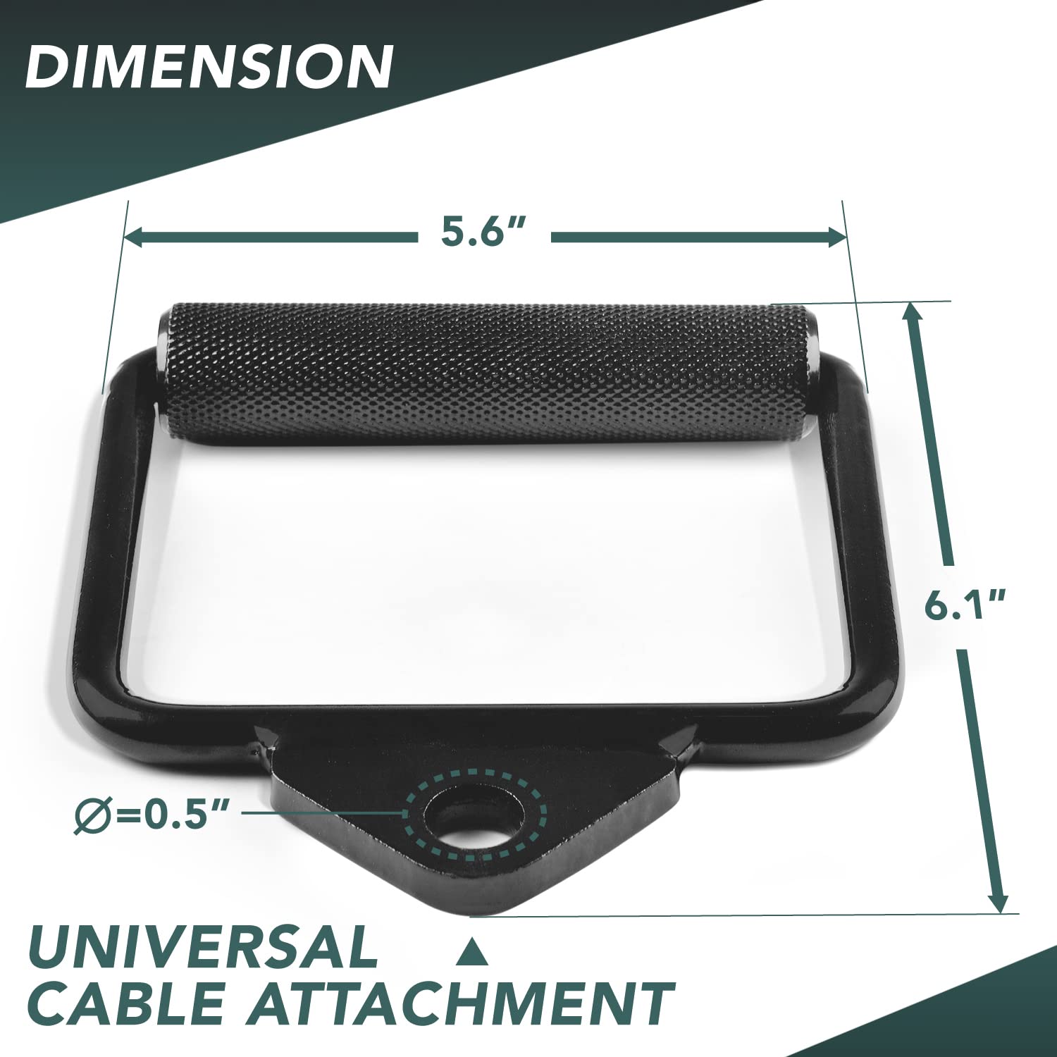 Mua Double D Row Handle Cable Attachment for Weight Workout, Cable ...