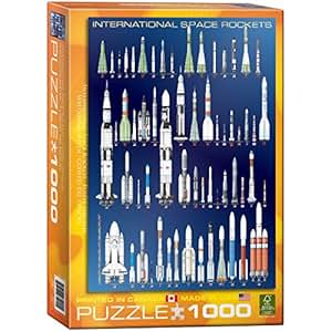 Amazon.com: EuroGraphics International Space Rockets Puzzle (1000-Piece ...