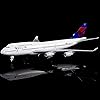 Busyflies 1:300 Scale Delta Boeing 747 Airplane Models Alloy Diecast ...