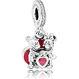 Amazon.com: Pandora Disney Mickey and Minnie True Love Charm 792050CZ ...