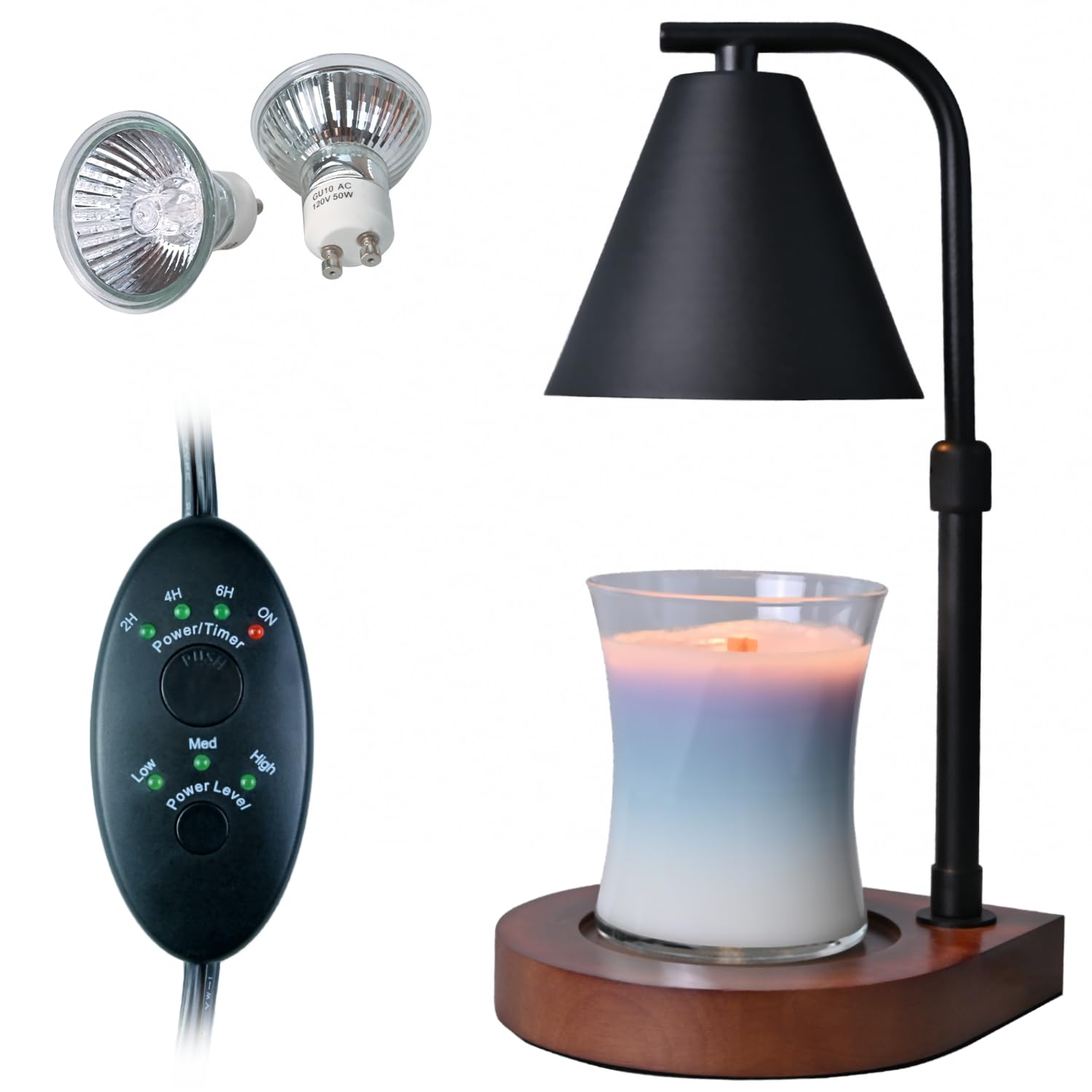 Candle Warmer Lamp - Candle Warmer with Timer Height Adjustable ...
