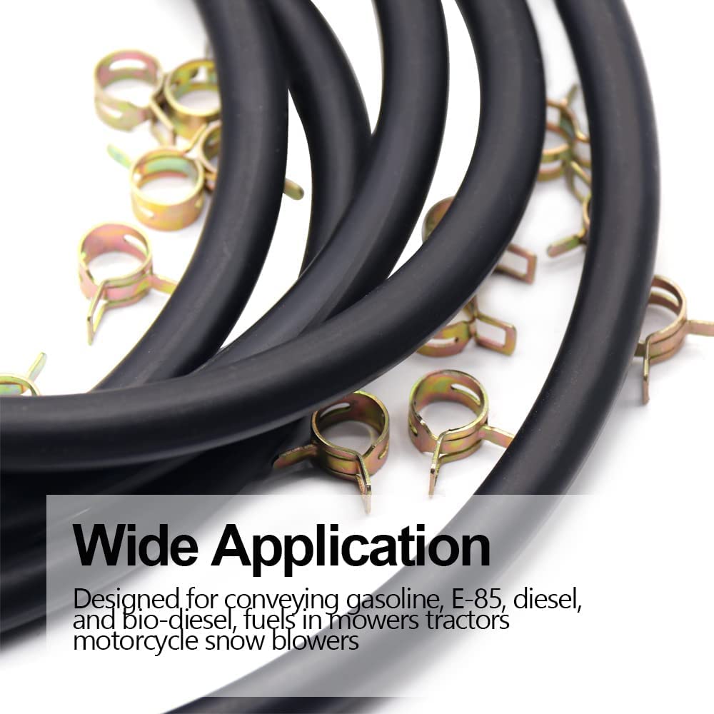 Mua 10 Feet Gas Fuel Line Tubing Hose Clamps for Kawasaki Kohler Briggs ...