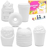 Amazon.com: Paint 3 Large Dino Squishies - Paint a Squishy Kit - Make ...