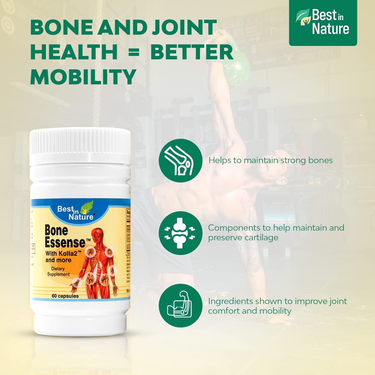 Mua Bone Essense with Kolla2- Bone and Joint Health Supplement. Supports Bone Density and Joint ...