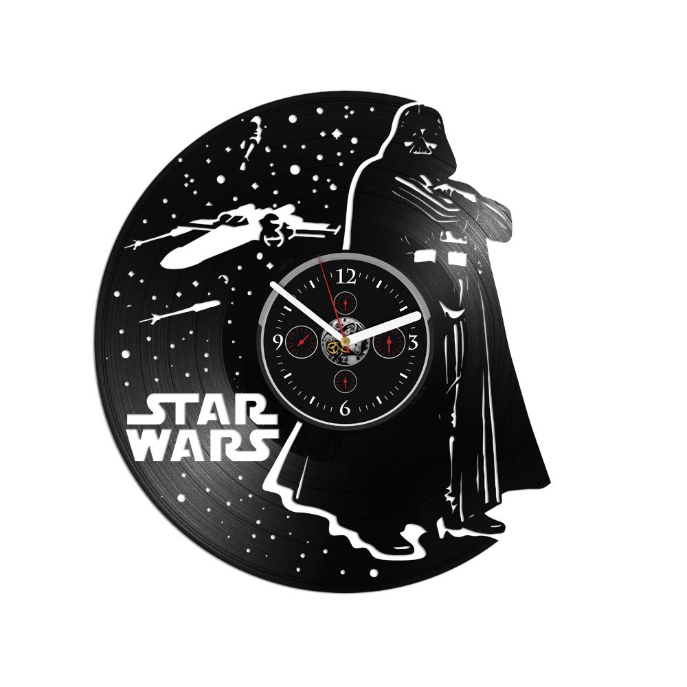 Mua Clock Darth Vader Vinyl Wall Clock For Man Vinyl Wall Clock Star Wars Star Wars 12 Inch Star ...